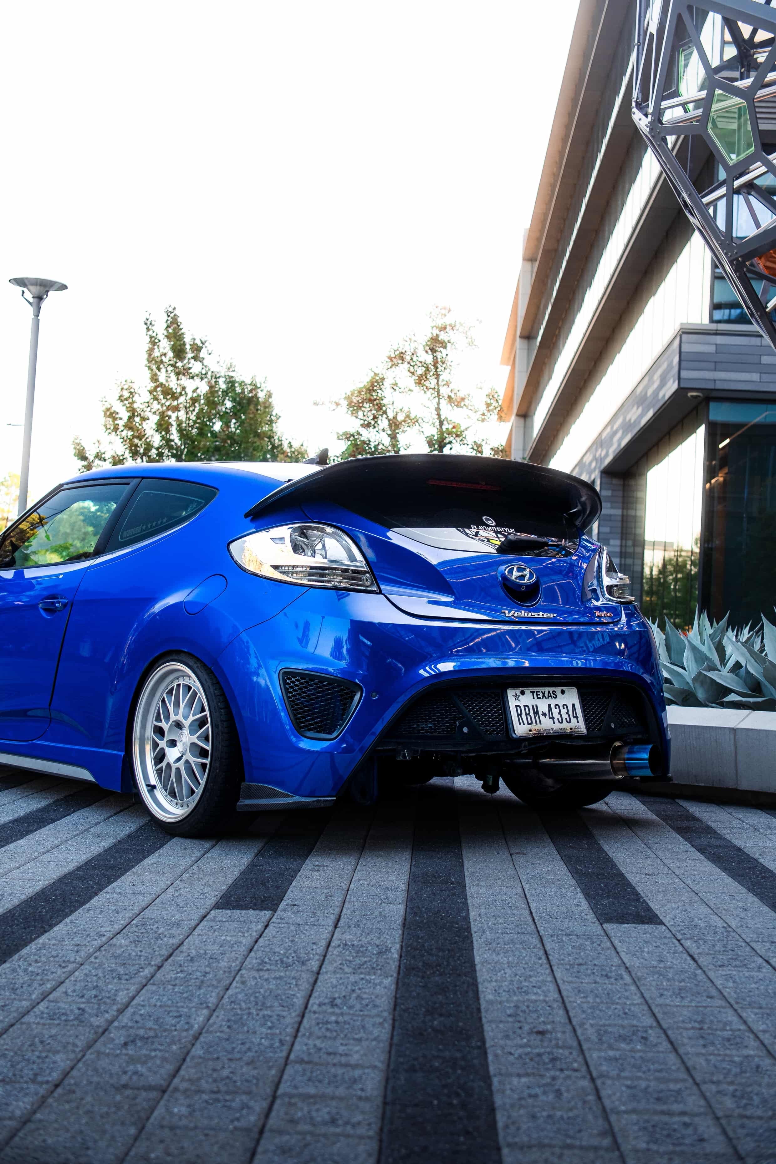 2013-2017 Veloster turbo rear lower bumper With lower cutout – 12 Gauge ...