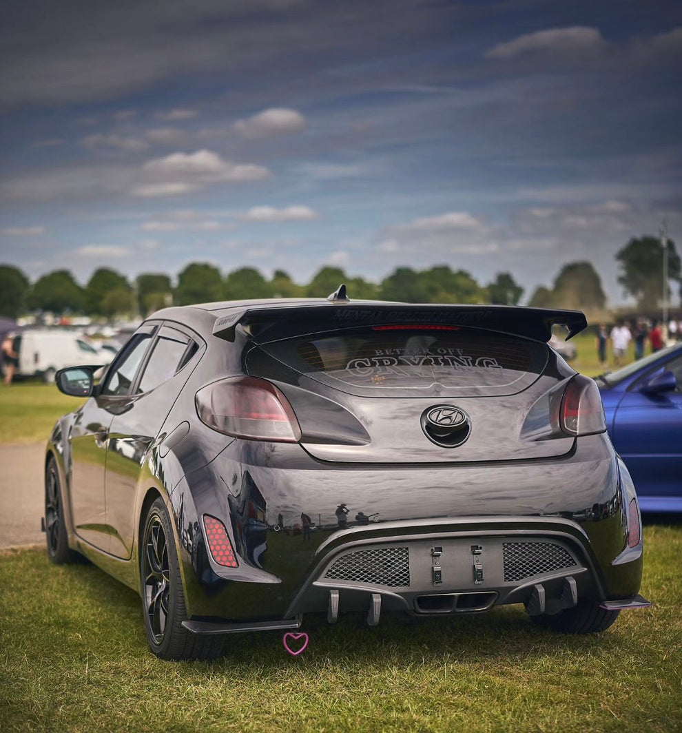 2012-2017 Hyundai Veloster NAV, base, and Remix edition rear lower bum ...